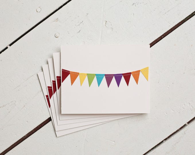 Birthday Card Pack, Rainbow Stationery, Blank Greeting Cards, Cheer up ...