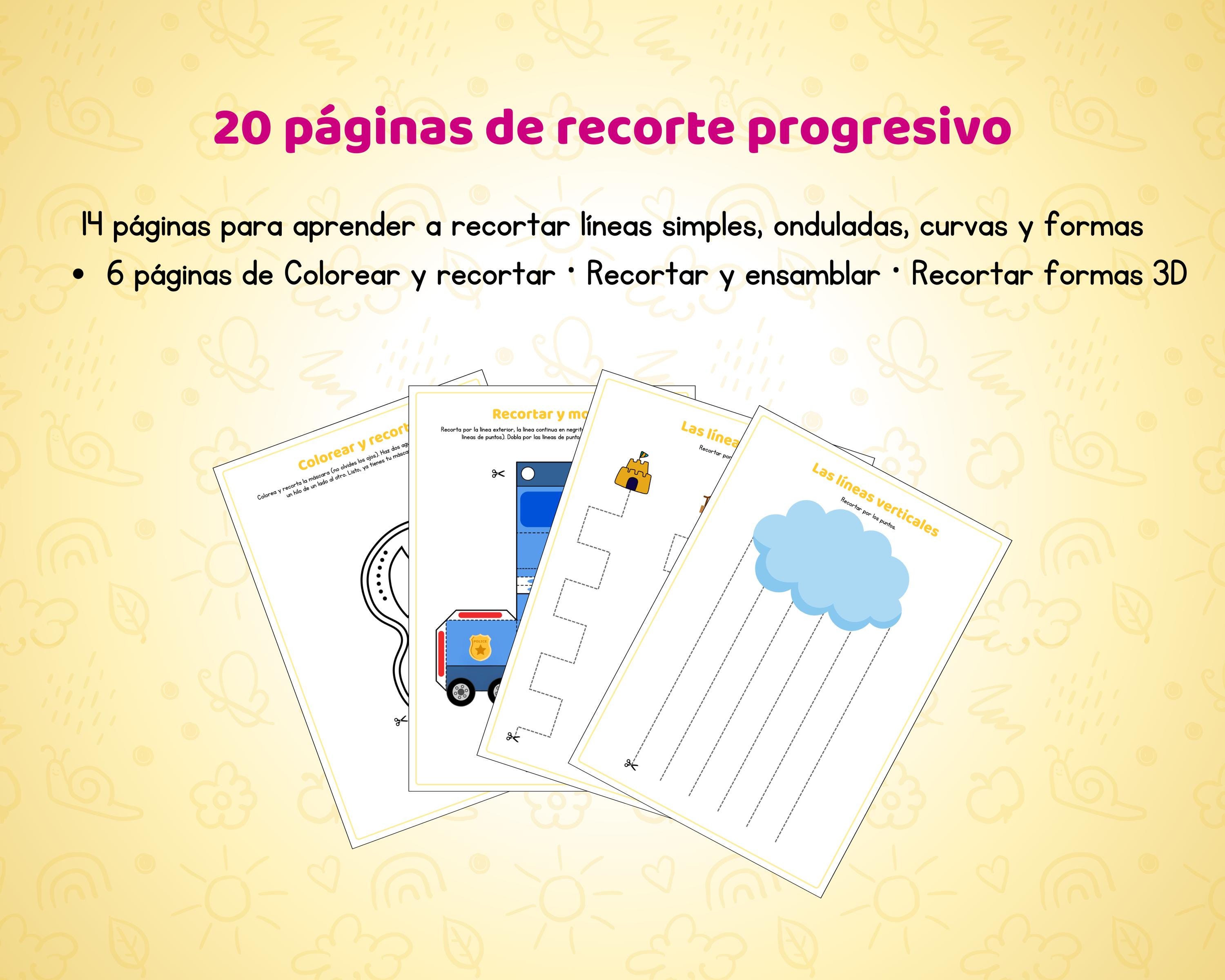 Actividades De Recorte Para Imprimir • Motricidad Fina Infantil ...