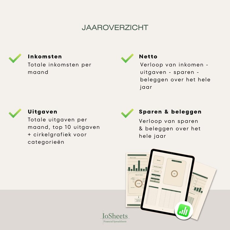 Apple Numbers Household Budget (dutch, EUR) | Monthly & Annual Overview ...