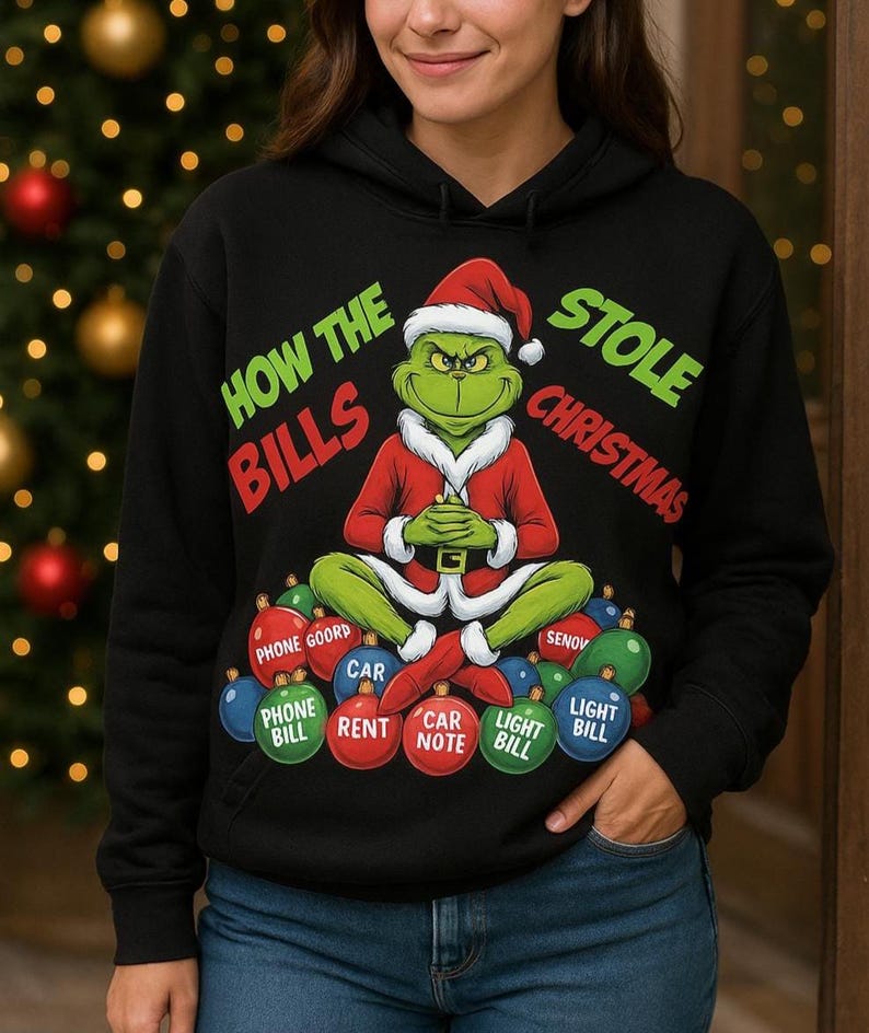 How the Bills Stole Christmas Grinch PNG, Funny Xmas Design (digital ...