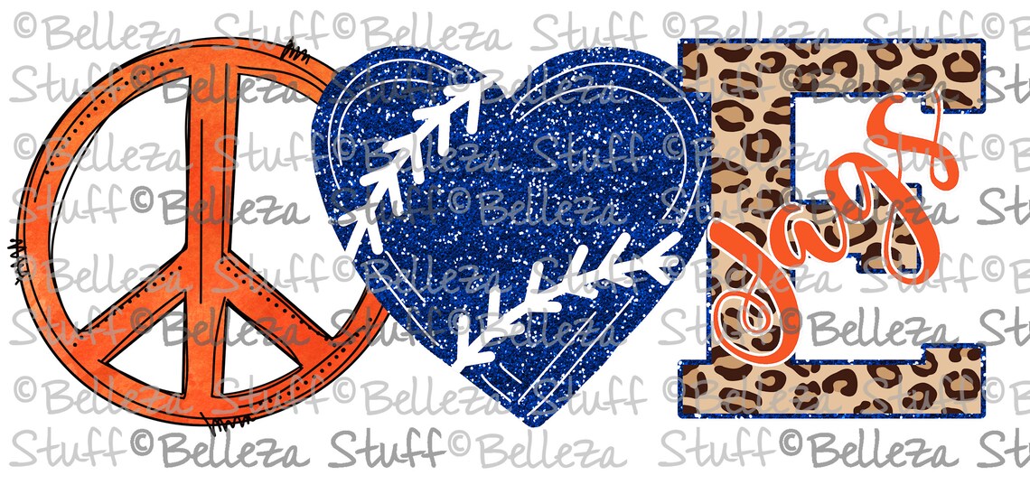 Peace Love and the Jags PNG File Sublimation Design for | Etsy