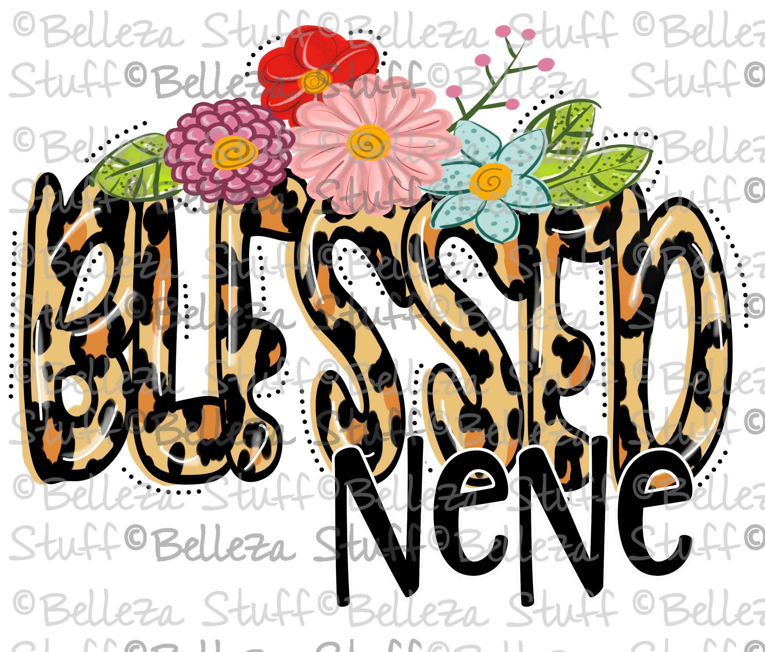 Blessed Nene PNG File, Transparent PNG File for Sublimation, Mothers ...