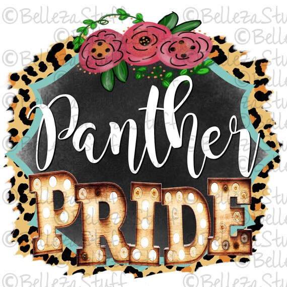 Panther Pride PNG File Sublimation Design for Digital - Etsy