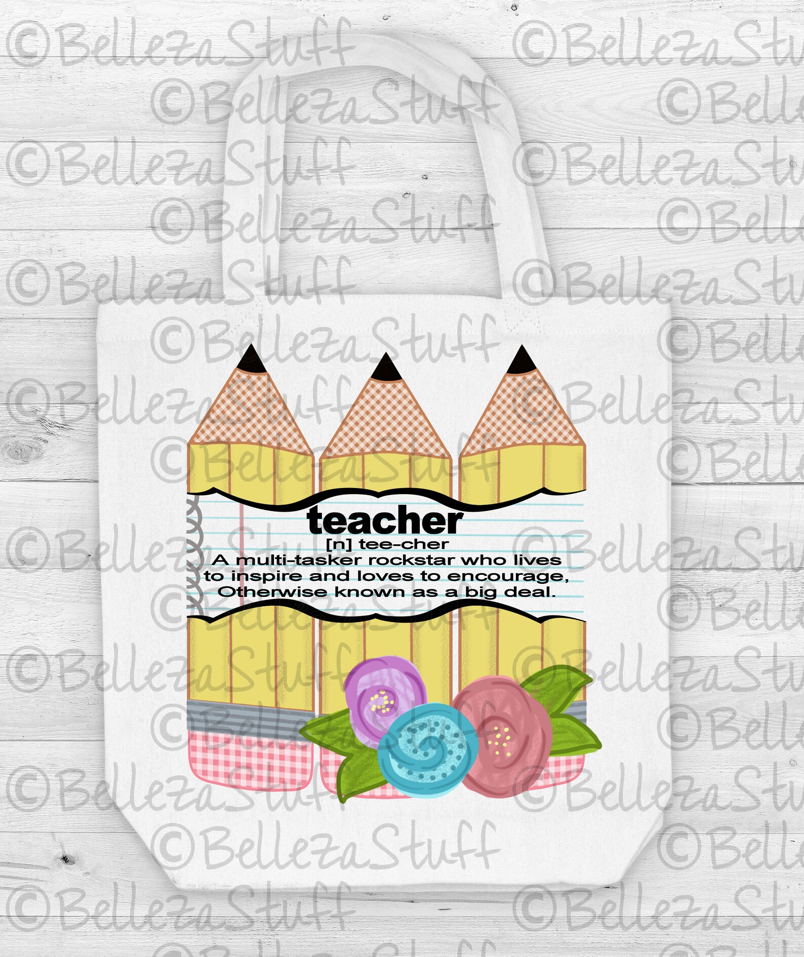 Teacher Noun Yellow Pencil Clipart PNG File Sublimation | Etsy