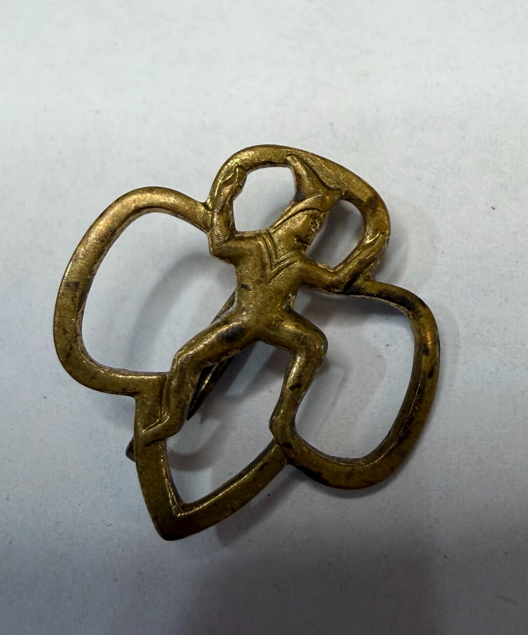 Vintage Girl Scouts Brownie Pin - Etsy