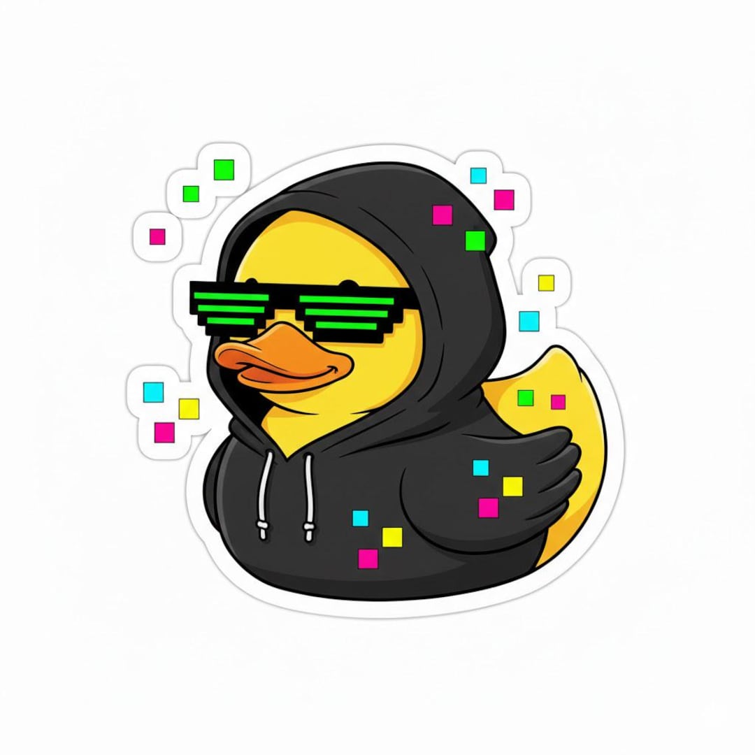 7X Programmer Sticker Set, 7 Pieces, Rubber Duck Debugging Duck Car ...