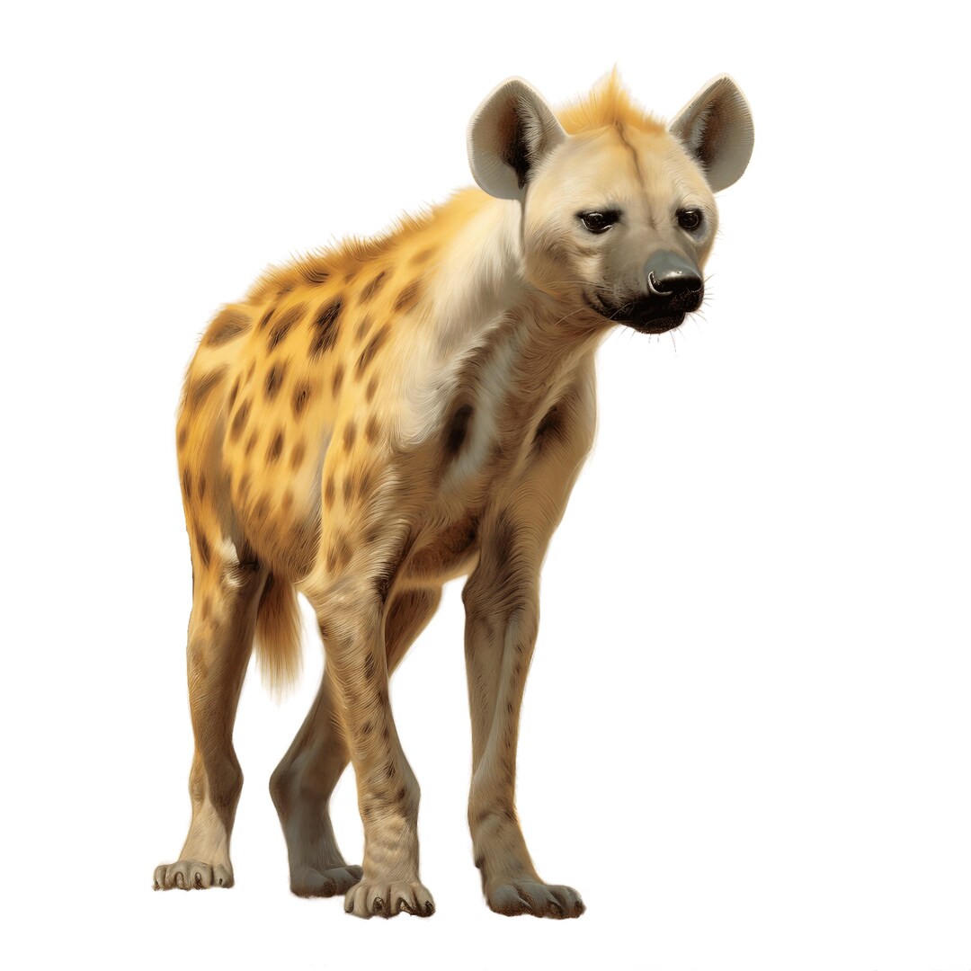 7x Hyena Sticker Set, Wildlife Car Stickers, Africa Safari Decoration ...