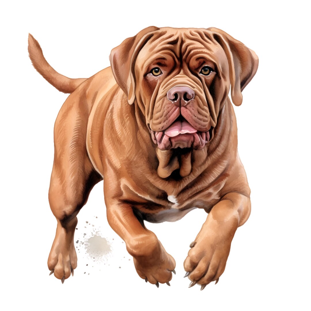 9x Dogue De Bordeaux Sticker Set Powerful Car Stickers Bordeaux Mastiff ...