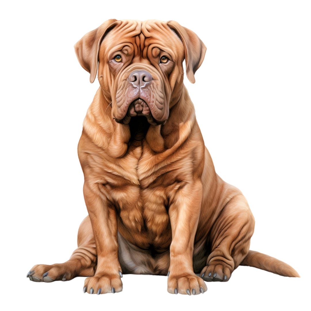 9x Dogue De Bordeaux Sticker Set Powerful Car Stickers Bordeaux Mastiff ...