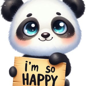 5x I'm so Happy Animal Stickers, Car Stickers, Funny Animal Motif, Gift ...