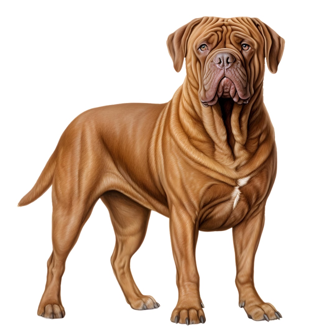 9x Dogue De Bordeaux Sticker Set Powerful Car Stickers Bordeaux Mastiff ...