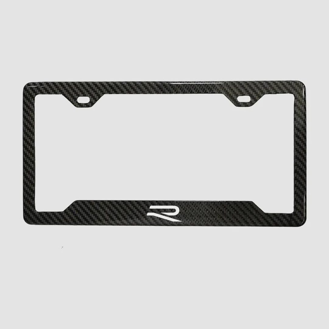 Golf R 2019+ Carbon Fiber License Plate Frame – Real 3K Twill Weave - Etsy