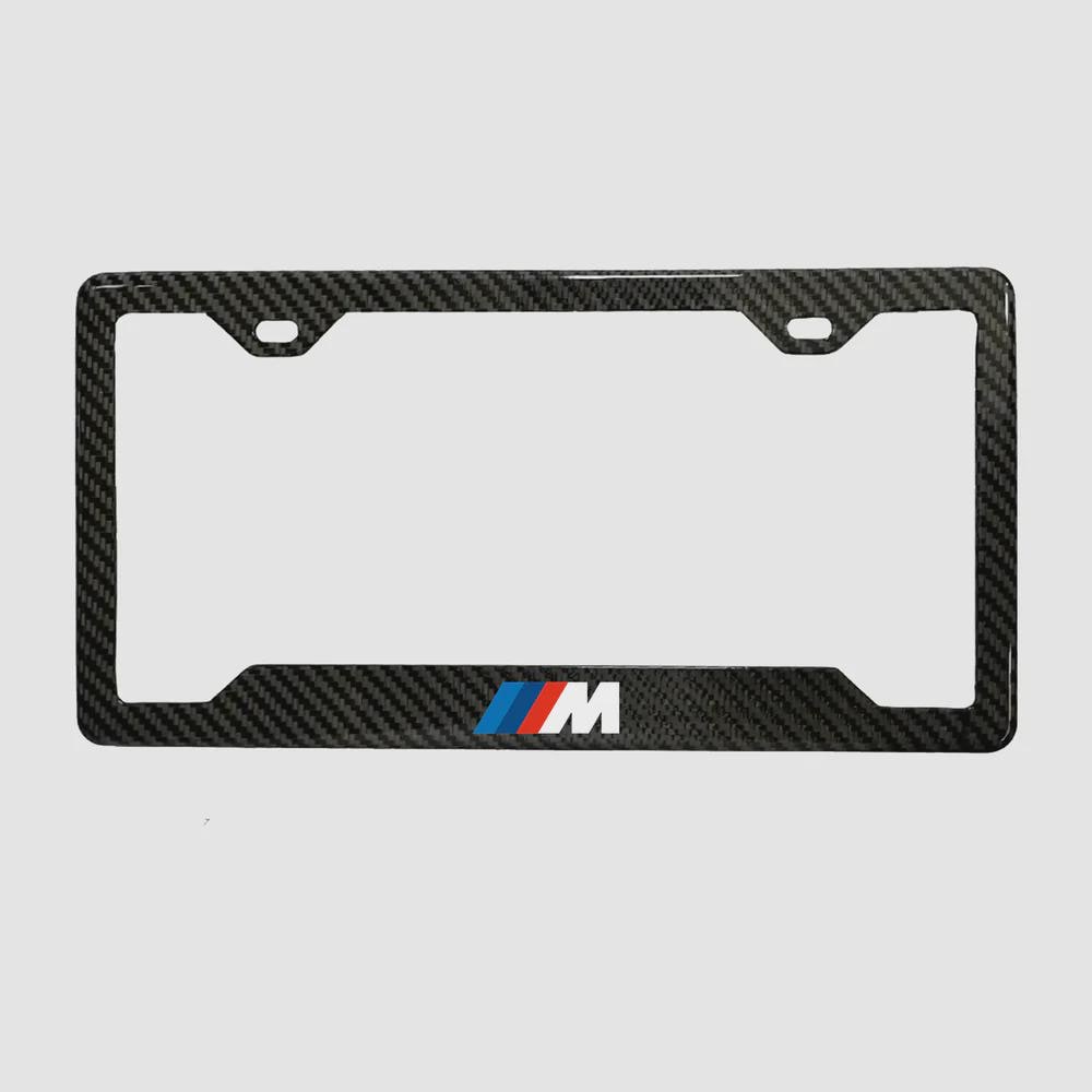 BMW M Carbon Fiber License Plate Frame – Real 3K Twill Weave - Etsy