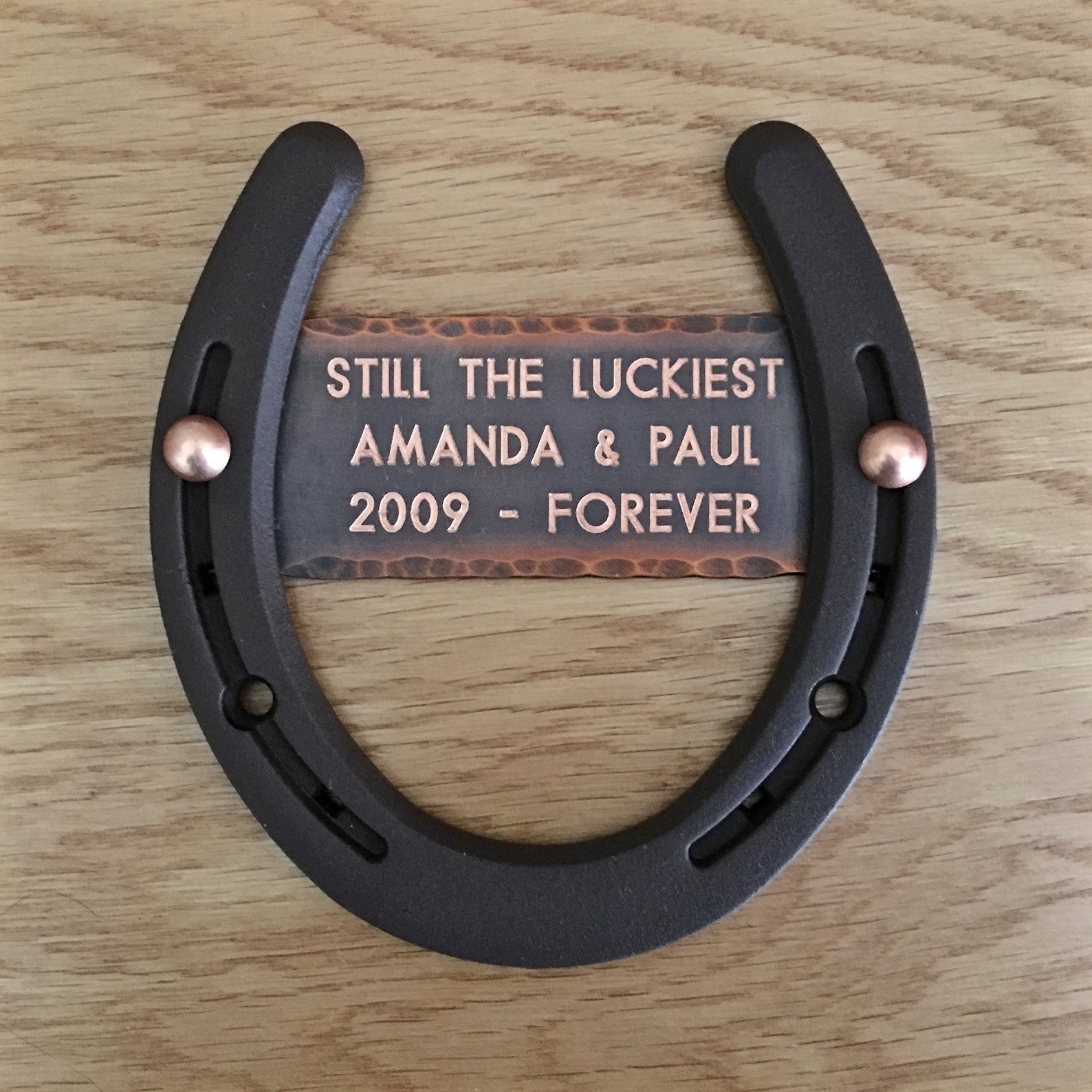 Award Business Gift Engraved Horseshoe. Engraving Hangers | Etsy