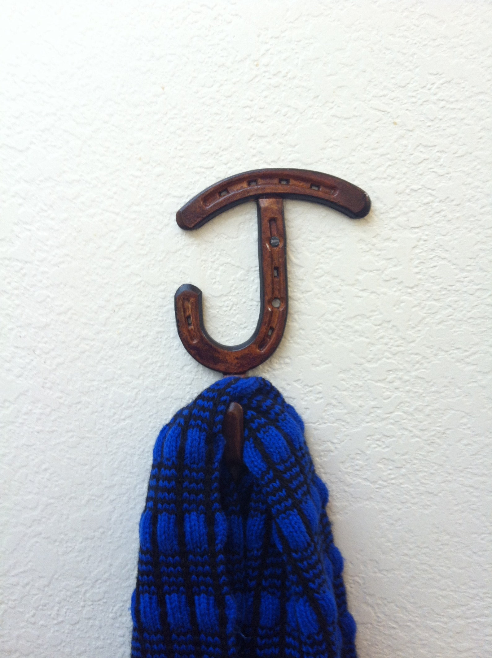 Individual Letter Wall Coat Hook Initial A Z Numbers 0-9 - Etsy