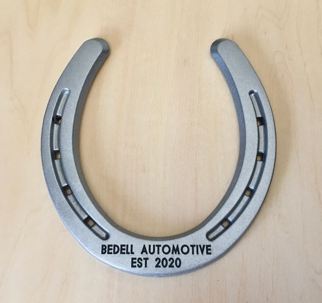 Award Business Gift, Engraved Horseshoe. Engraving, Hangers, Gift Box ...