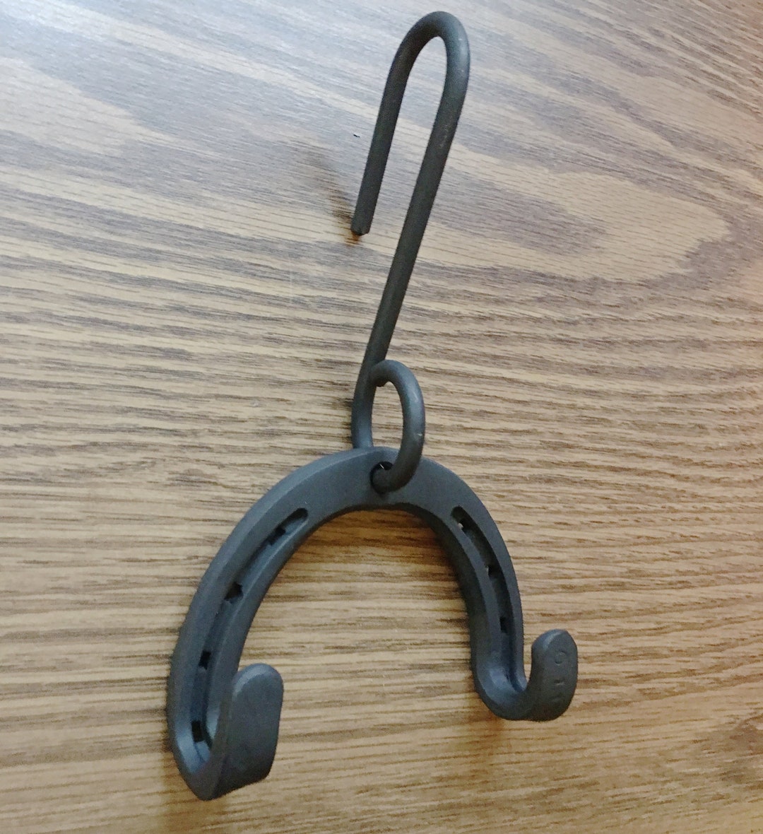 Campfire Dutch Oven Hook: Horseshoe Tripod Hanger, BBQ Paint Finish - Etsy