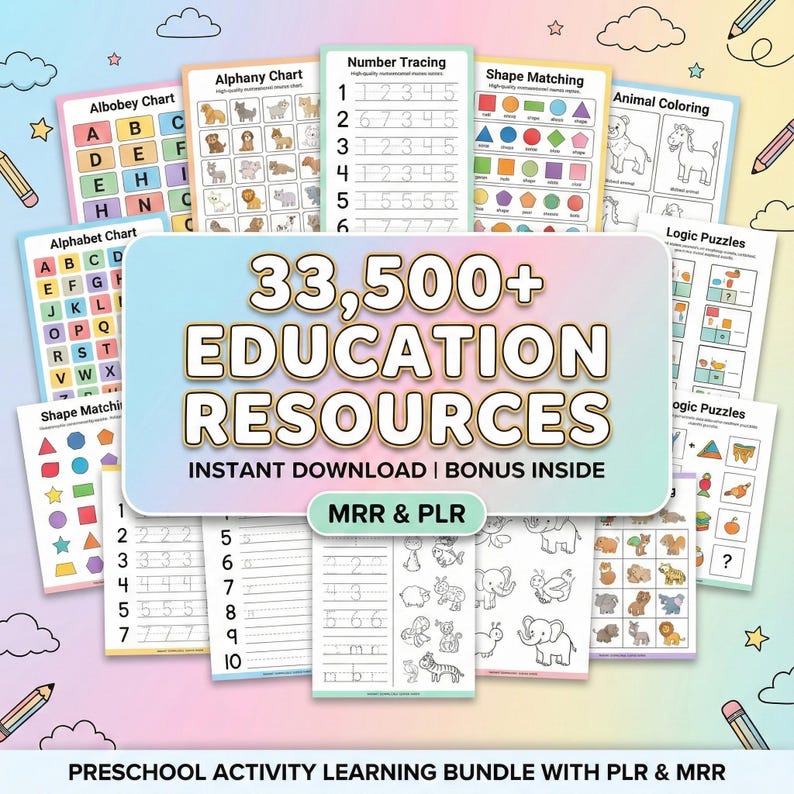 Kids Learning Activities Bundle | 33,500+ Educational Kids Resources ...