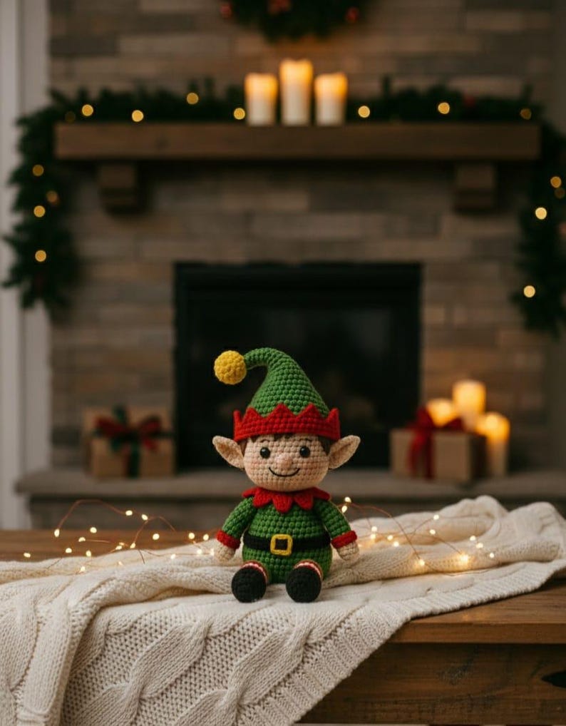 Christmas Elf Crochet Pattern PDF | Amigurumi Elf Doll Tutorial ...