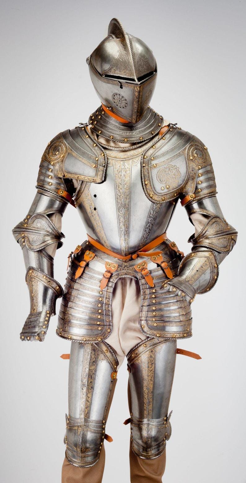 Wearable Medieval Knight Full Body Armor Suit | Hand Forged Steel Plate ...