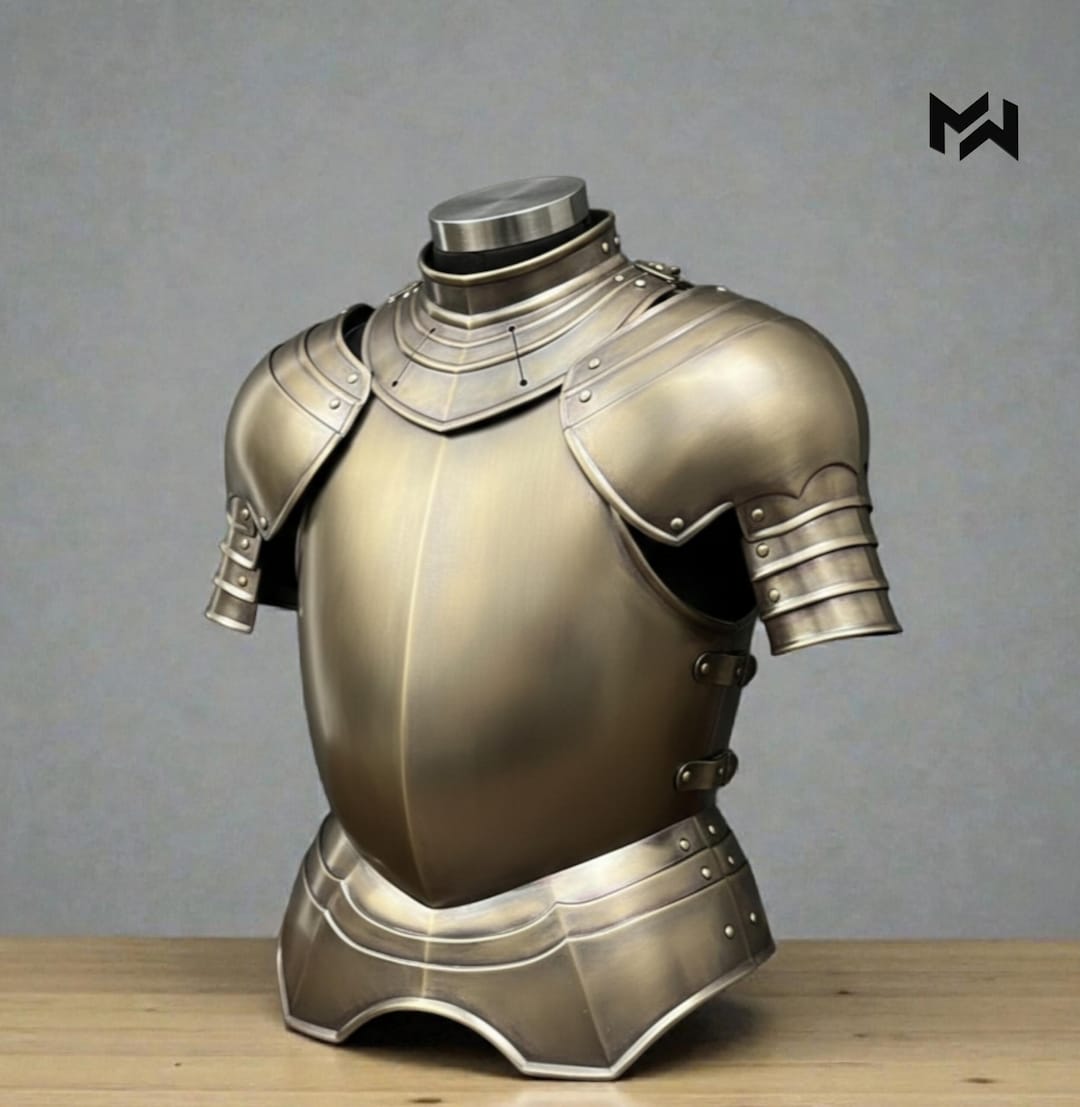 Handmade Steel Medieval Cuirass Armor With Pauldrons | Knight ...