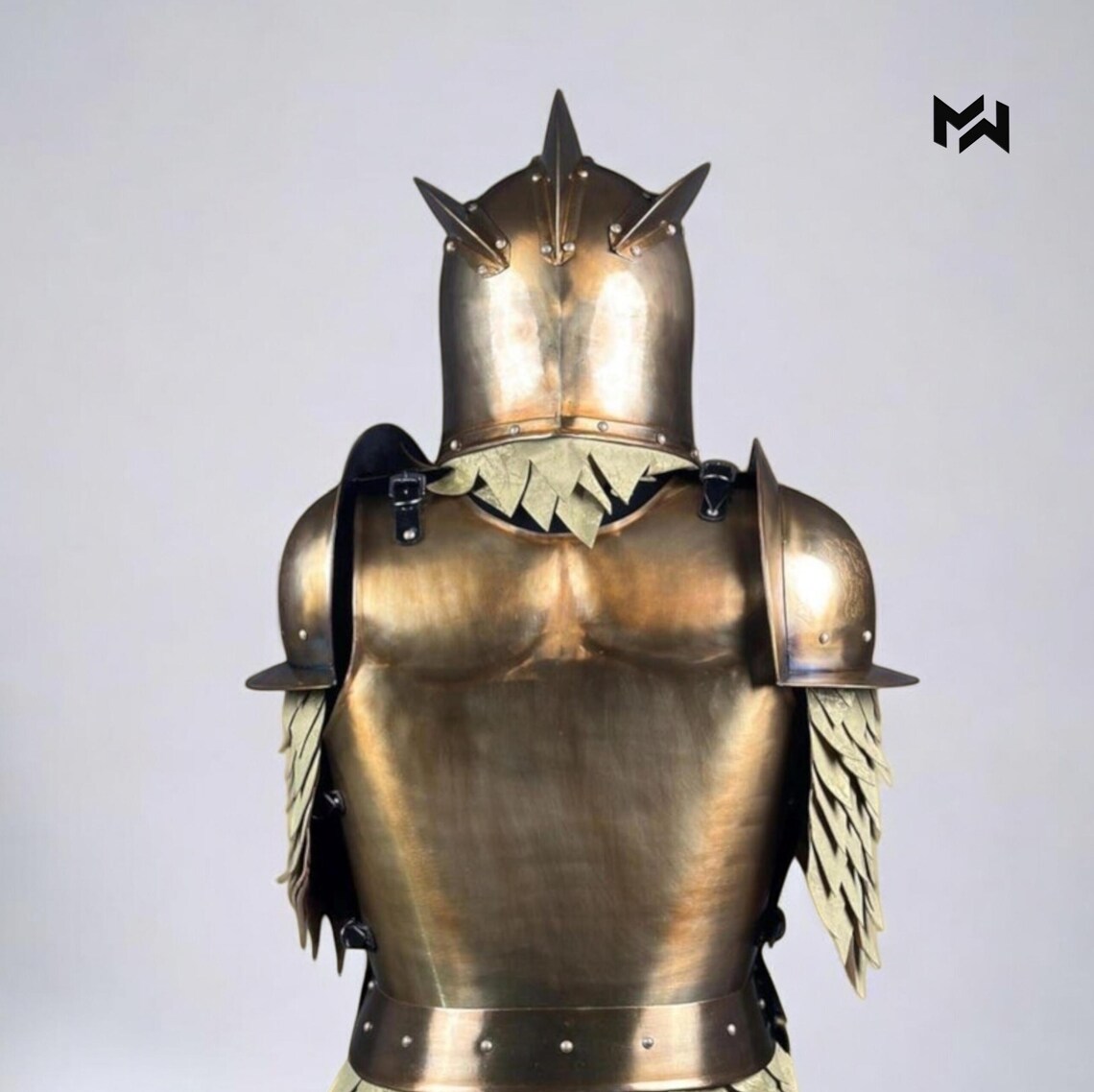 Handmade Owl Inspired King’s Guard Full Body Armor | Golden Steel ...