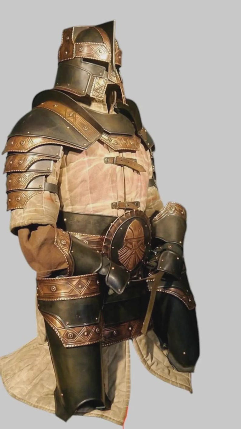 Medieval Moria Dwarves Full Body Armor Fantasy Dwarf Armor Cosplay Larp ...