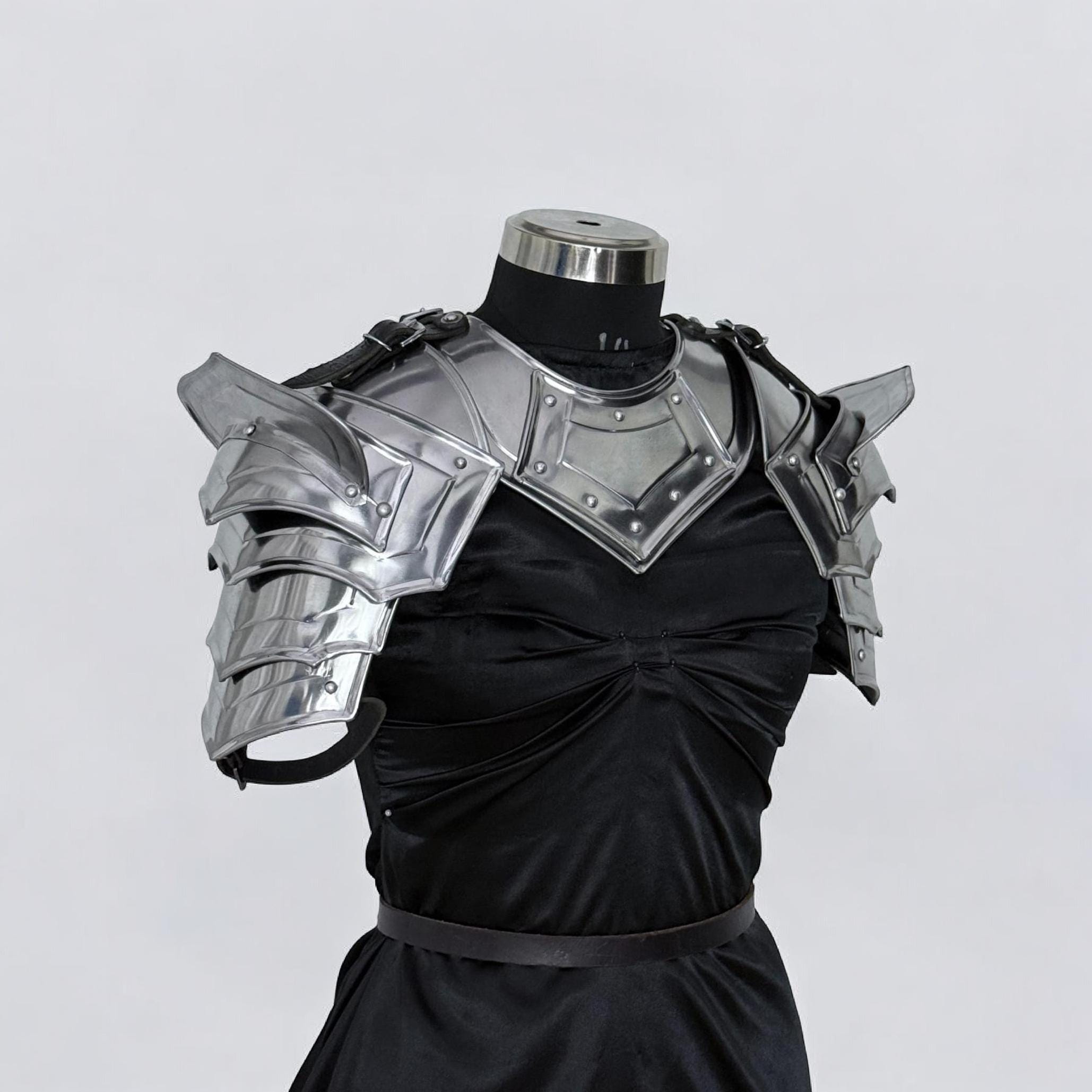 Medieval Knight Gorget and Pauldron Set | Handmade Steel Shoulder Armor ...