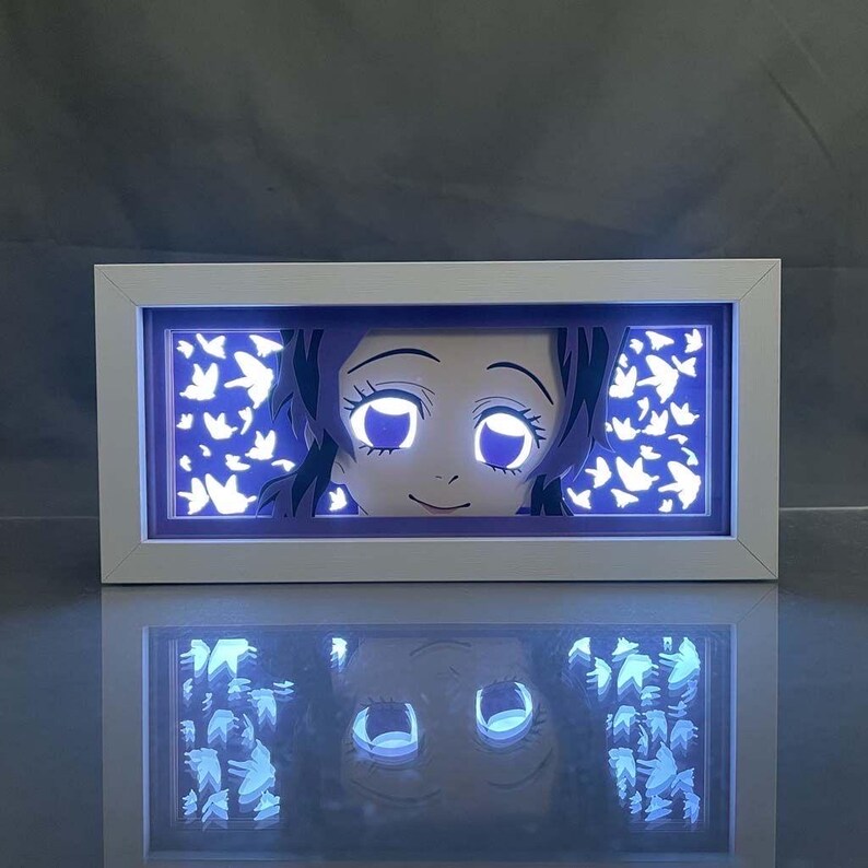 Demon Slayer: Kimetsu No Yaiba Tanjiro Paper Carving Lamp - Etsy
