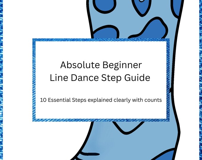 Absolute Beginner Line Dance Step Guide - Etsy