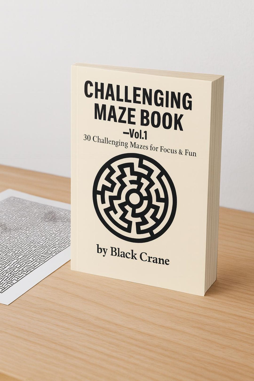 Challenging Adult Maze Book Printable — 30 Hard Mazes for Adults, Focus ...