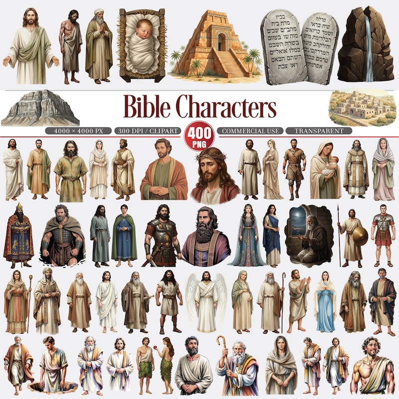 Bible Characters - Etsy