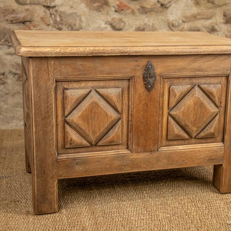 Oak Storage Bench - Etsy UK