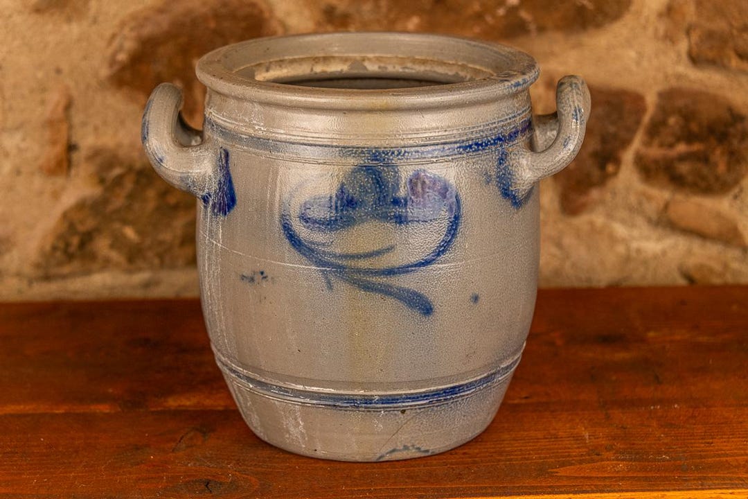 Extra-large Stoneware Curd Pot From Betschdorf, Alsace, France - Etsy