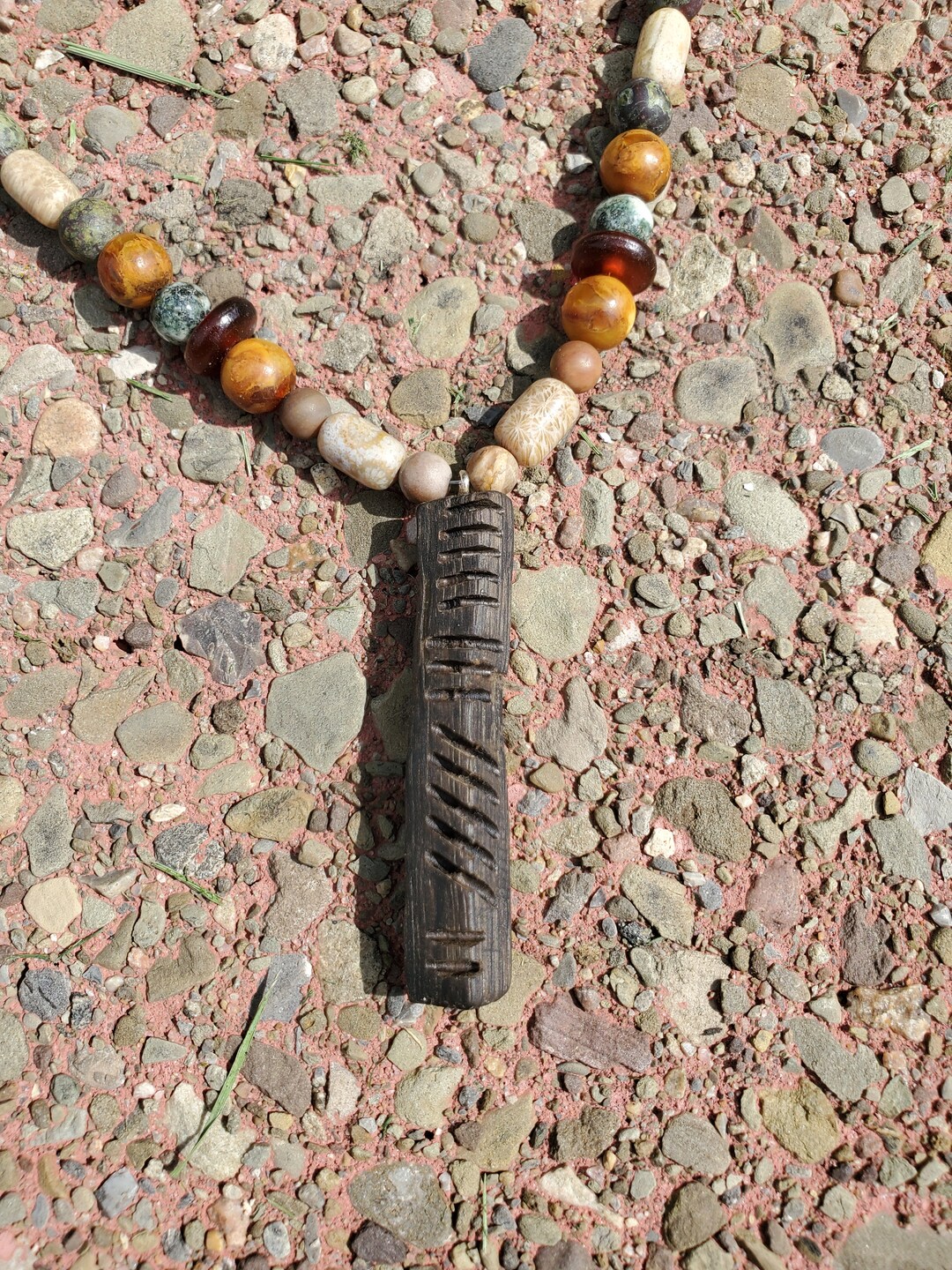 Druid Bog Oak Necklace, Bog Oak Pendant, Druid Pendant, Druid Necklace ...