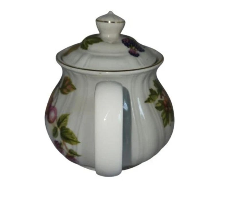 Vintage Sadler Windsor Fruit Teapot – Made in England, Gold Trim ...