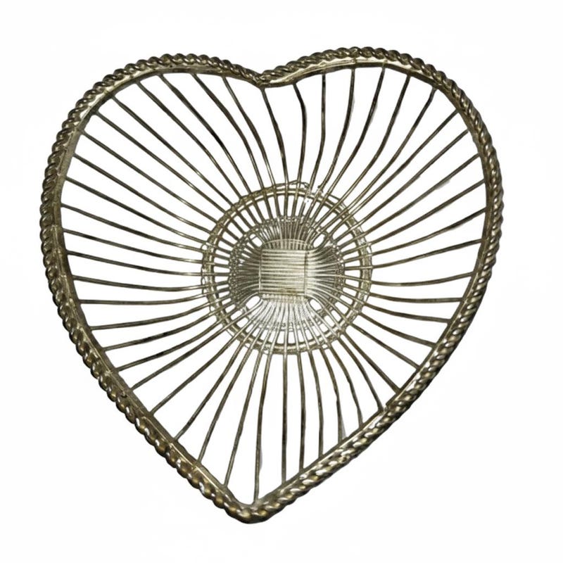 Wire Heart Basket - Etsy