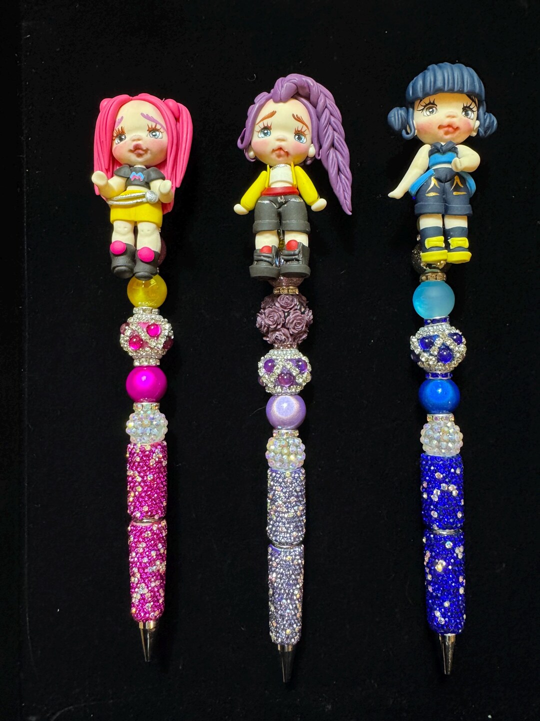 Handmade Huntrix K-pop Demon Hunter Pen Set - Etsy
