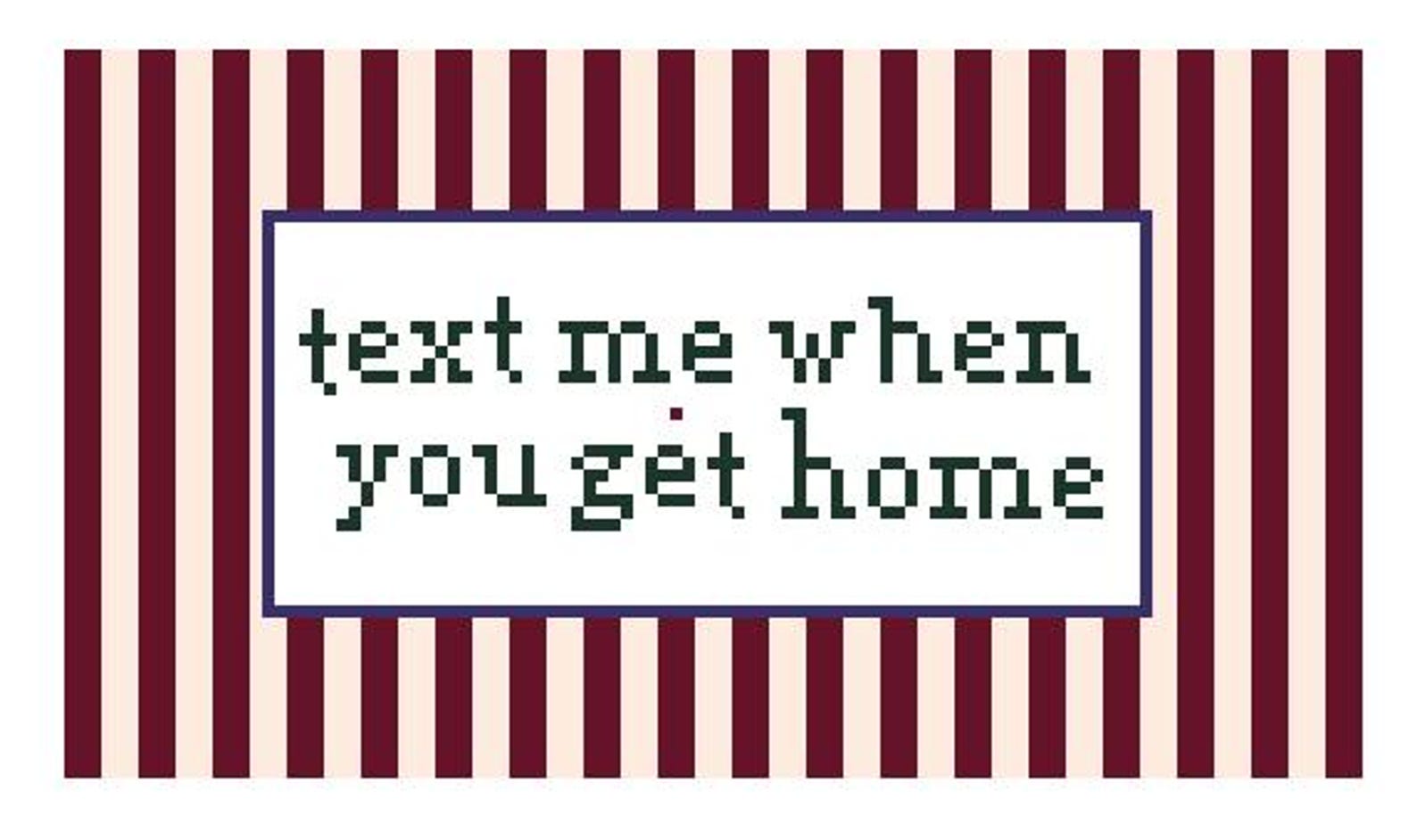 Needlepoint Chart Door Sign - Etsy