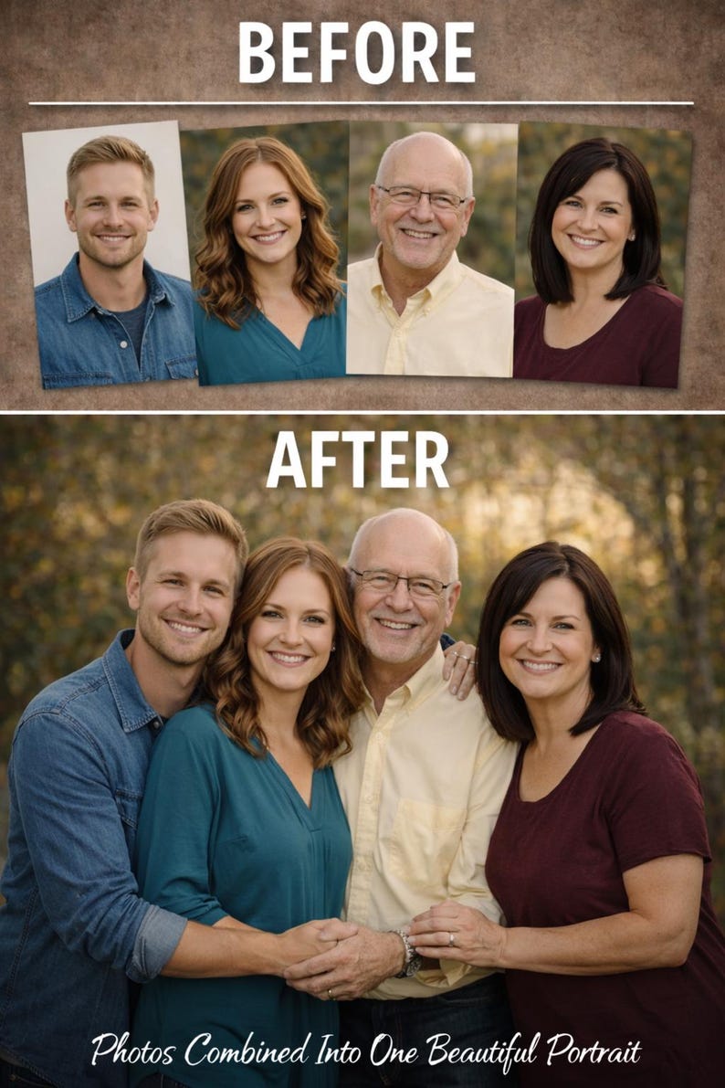 Photo Edit Merge - Add Deceased to Photo, Merge Multiple Photos, Family ...