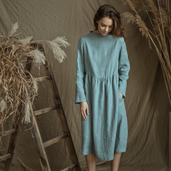 Linen Smock - Etsy