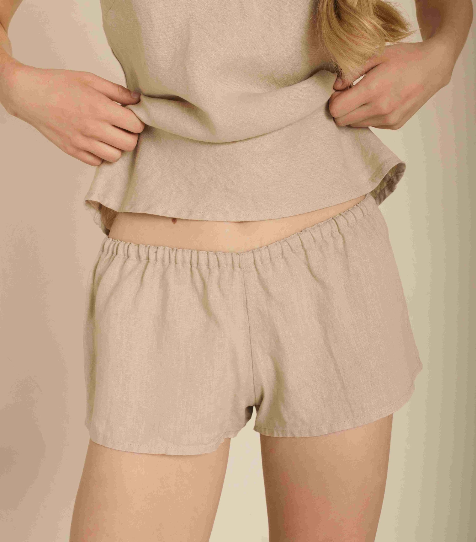 Organic Linen Boxer Shorts: Low Rise Lounge Wear - Etsy