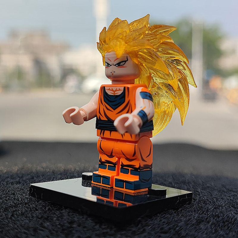 Dragon Ball Super Minifigures Set , Son Goku SSJ3 Custom Action Figures ...