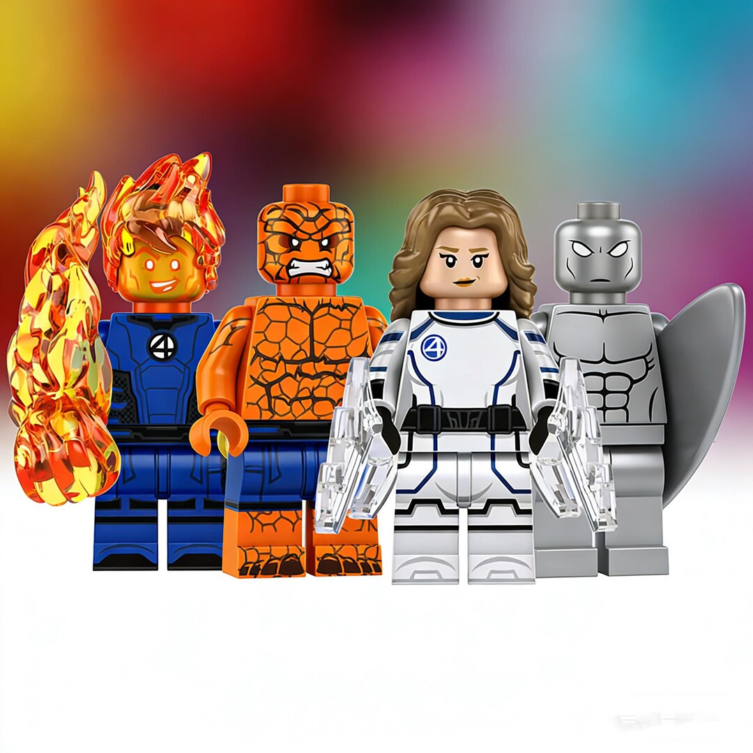 Human Torch & Thing Minifigures Compatible With Lego Marvel Super ...