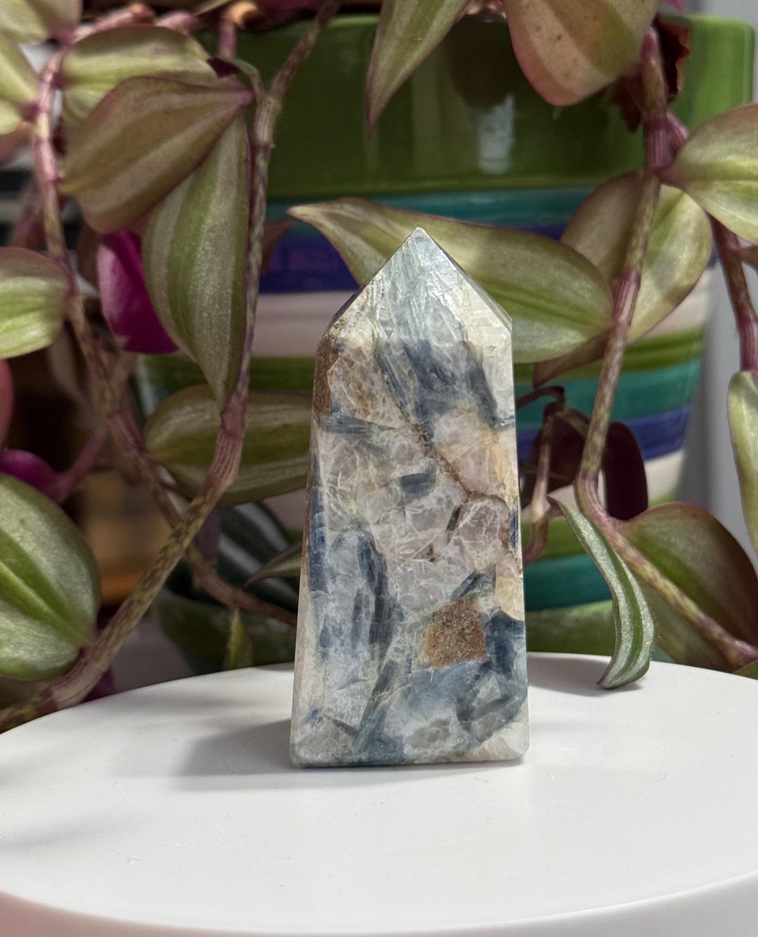 Kyanite & Quartz Tower - Kyanite Tower - Self Cleansing Stone - 194 ...