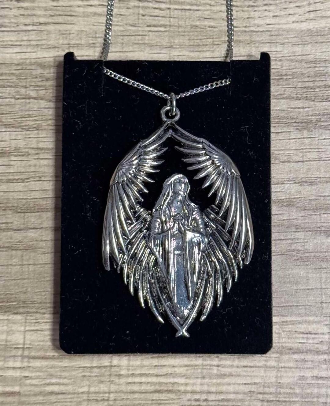 Angel Pendant - Prayer for the Fallen for Remembrance With 20" Chain ...