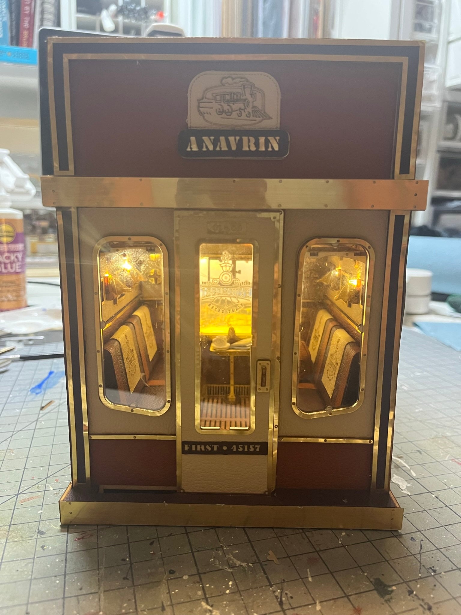 Incredible Moving Train Cabin Book Nook Diorama - Etsy Australia