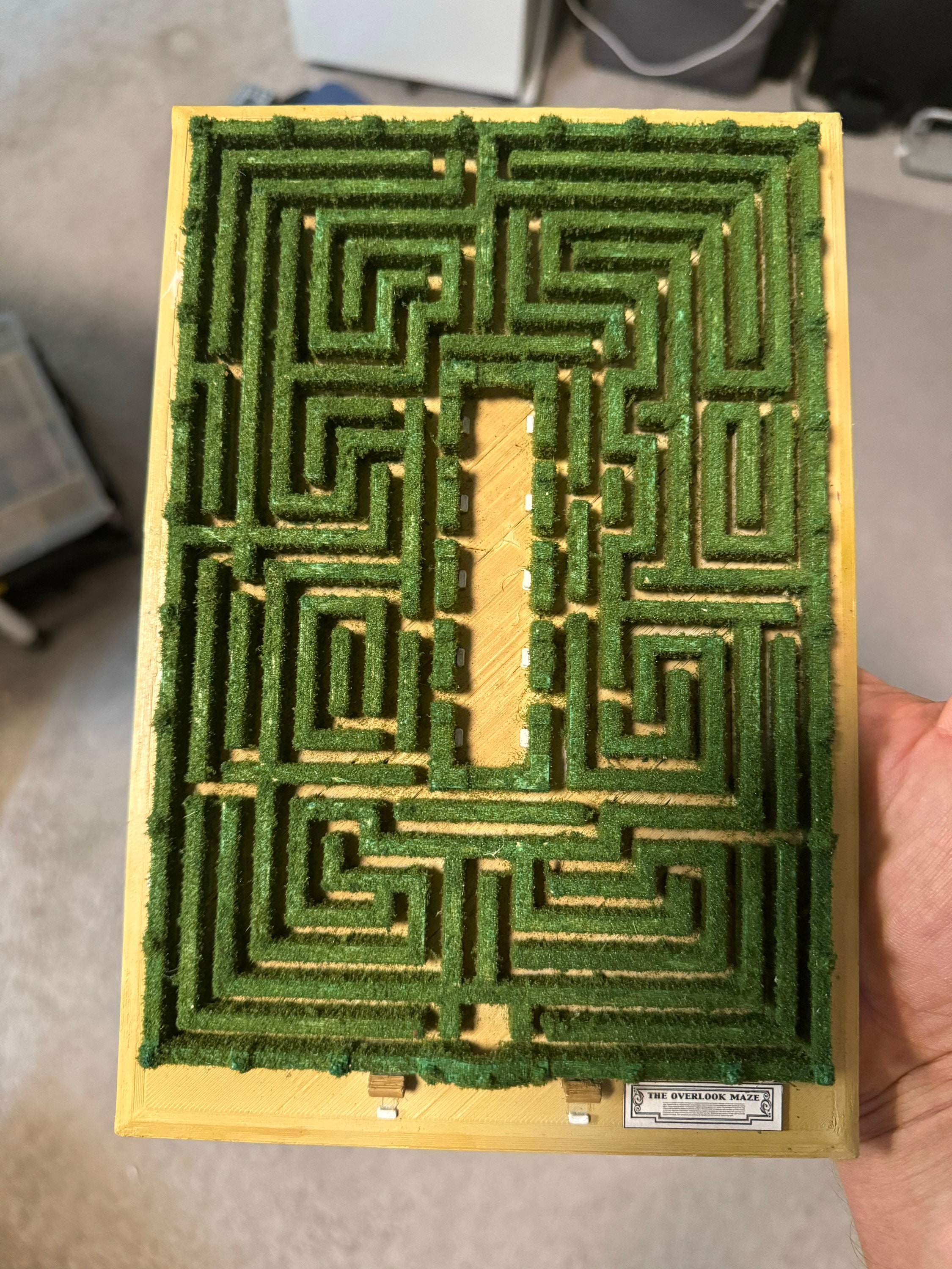 1:6 Scale Overlook Hotel Maze Model From the Shining - Etsy