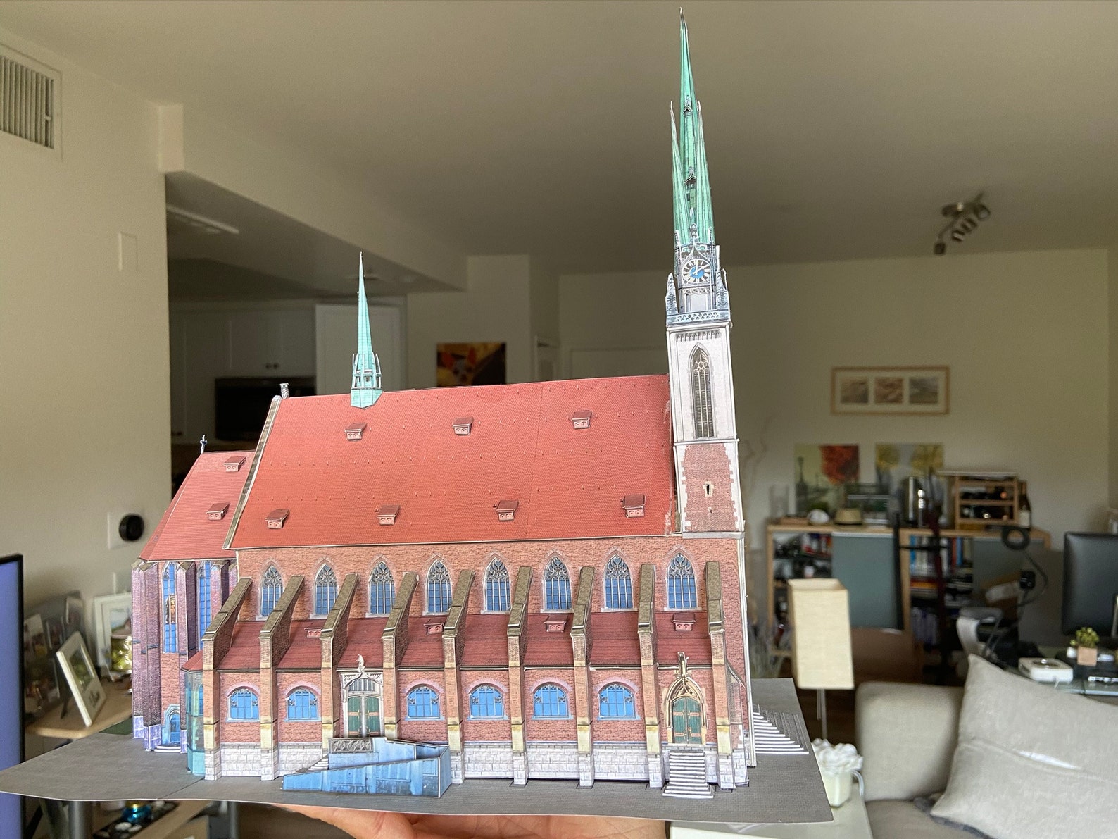 Cathedral Made Out of Paper - Etsy