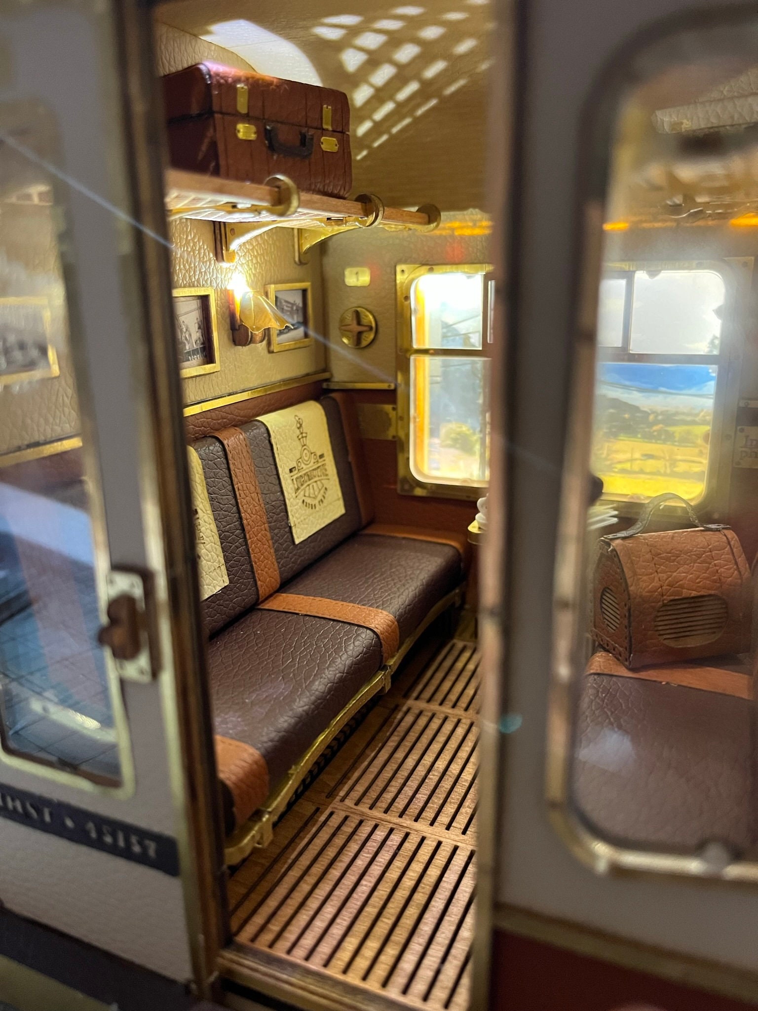 Incredible Moving Train Cabin Book Nook Diorama - Etsy Australia